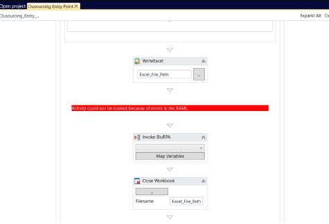 Exporting Robot Does Not Contain Open Rpa Invoke Code Activity As Shown