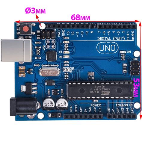 Placa Clon Compatible Con Arduino Uno R3 Atmega328 Dip