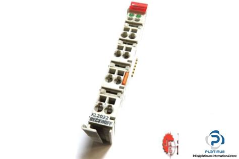 BECKHOFF KL 2022 2 CHANNEL DIGITAL OUTPUT TERMINAL Platinum International