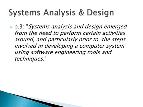 PPT Systems Analysis Design PowerPoint Presentation Free Download ID