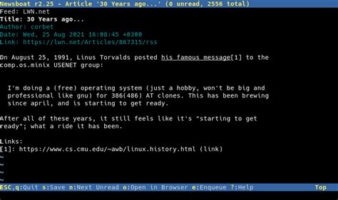 Newsboat An Rss Reader