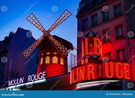 Club Moulin Rouge In The Red Light District Editorial Image