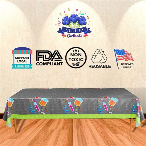 Buy Blue Orchards Science Party Table Covers Pack Of 2 54x108 Xl