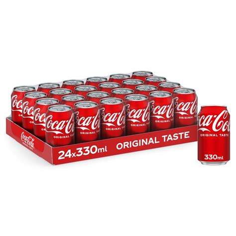 Coca Cola Original Taste 24 X 330ml Cans Uk Grocery