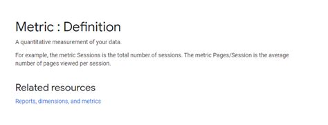 What Is A Metric In Google Analytics Web Analytics