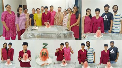 birthday celebration 16 april fruit cake cutting dr zarna patel nds new diet system