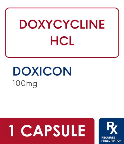 Doxicon 100mg Capsule Rose Pharmacy Medicine Delivery