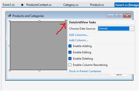 windows forms ile Çalışmaya başlama ef core microsoft learn