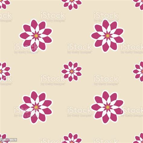 원활한 꽃 패턴 벡터 꽃 모양 낙서 식물 추상 질감 배경 그림 디지털 종이 0명에 대한 스톡 벡터 아트 및 기타 이미지 0명 귀여운 꽃 식물 Istock