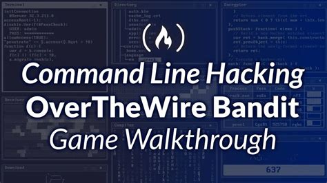 Command Line Hacking Over The Wire Bandit Walkthrough CTF Wargame