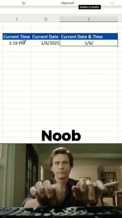 how to automatically write date and time in excel tips and trick 💥😲