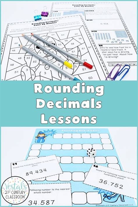 Rounding Decimals Lessons Math Sol 5 1 {pdf And Digital Included} Decimal Lesson Classroom