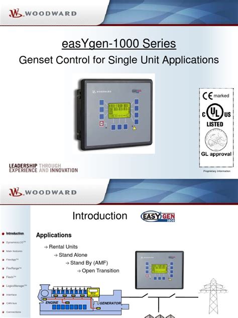 Easygen 1000 Series Genset Control For Single Unit Applications Pdf Relay Computer Science