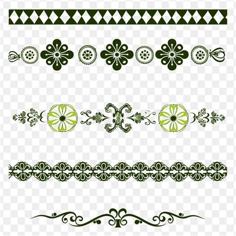 Premium Psd Wedding String Borderlines Design With Ring Motifs And Lace Tattoo Natural Art