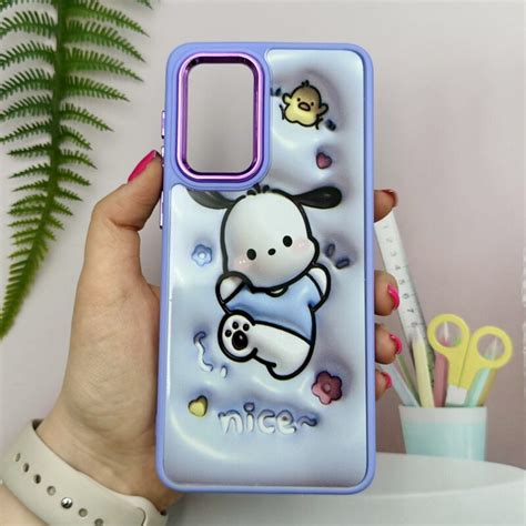 قاب گوشی Galaxy A33 سامسونگ دور سیلیکونی متال طرح سه بعدی عروسکی سگ کد