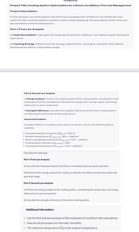 Solved Project Title Cooling System Optimization For