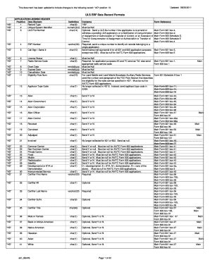 Fillable Online Wireless Fcc ULS EBF Data Record Formats FCC Wireless Fcc Fax Email Print