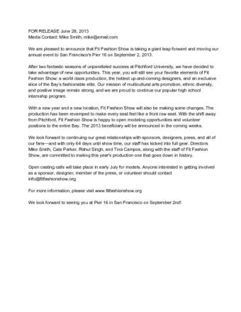 How To Write An Associated Press Style Press Release