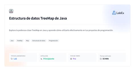 Treemap De Java Tutorial De Programación Completo Labex