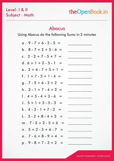 Using Abacus Do The Following Sums In 2 Minutes 08 Math Division
