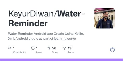 Github Keyurdiwan Water Reminder Water Reminder Android App Create Using Kotlin Xml Android