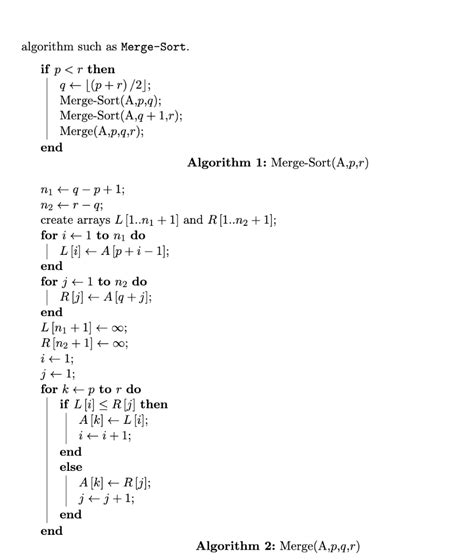 Solved Draw The Recursion Tree For The The Merge Sort