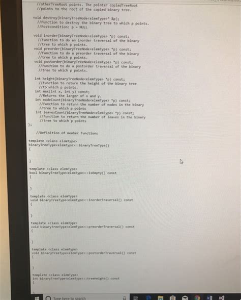 header file binary search tree i author d s