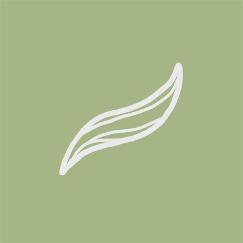Sage Green Procreate App Icon Herbst Hintergrund App Pastell Grün