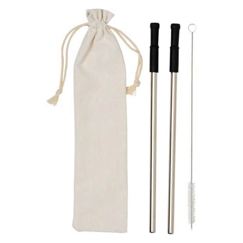 Reusable Stainless Straw Set