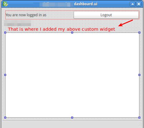 Python Qt Designer Promoted Widget Layout Stack Overflow