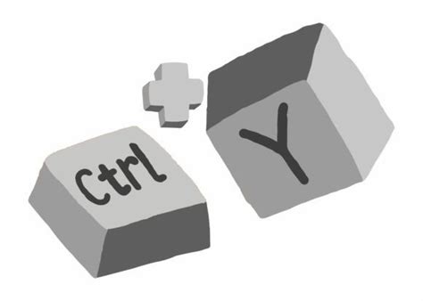 Keyboard Shortcut Button Ctrl Y Graphic By Arief Sapta Adjie