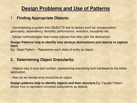 Ppt Design Patterns Redesigning Applications And Design Patterns In
