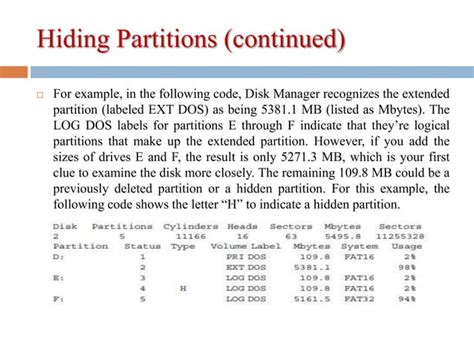Data Hiding Techniquesppt Operating Systems Computer Software And