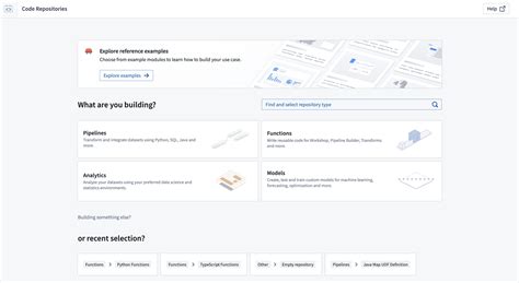 Introducing Quick Start In Code Repository Inside The Product Palantir Developer Community