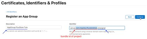 Create Bundle Id For Ios App Shopbuilder App