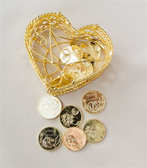 Unity Coins Wedding Icn1 Wedding Unity Coins Gold Doves