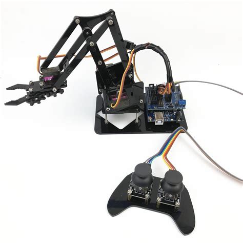 4dof manipulator arduino robotic arm remote control ps2 mg90s snam1900 snam2000 makerbuying a