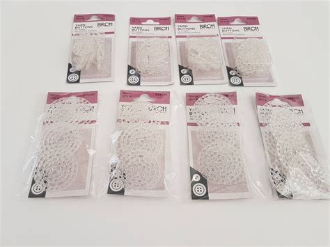 Birch Brand Make Your Own Yarn Buttons Sew On Diy Buttons 22mm Or