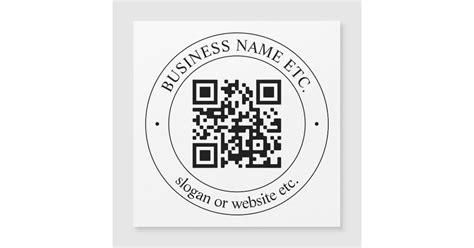 Upload Your Own Qr Code And Customizable Text Zazzle