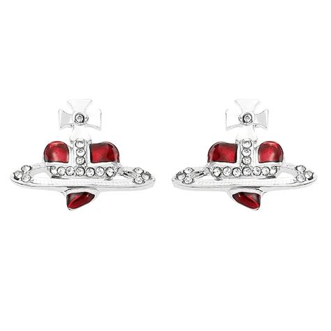 여성용 절묘한 하트 귀걸이 스터드 귀걸이 니치 빈티지 925 실버 도금 귀걸이 고품질 쥬얼리 Aliexpress