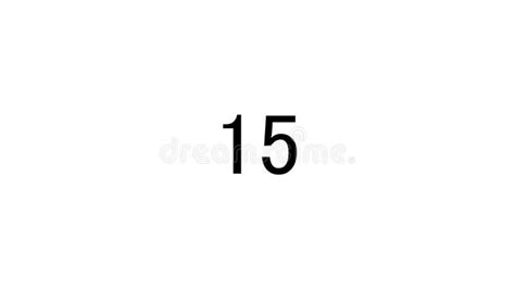 30 Seconds Countdown Timer Animation Motion Graphics Stock Video