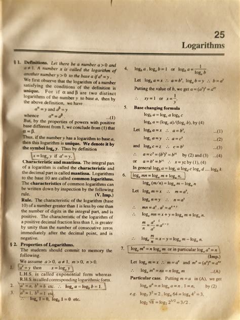 maths logarithm pdf logarithm numbers