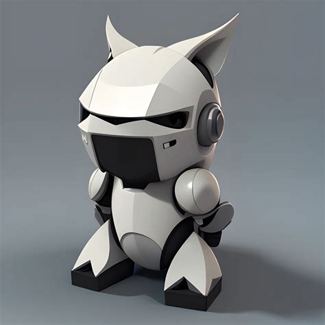 a smooth protogen 3d arthub ai