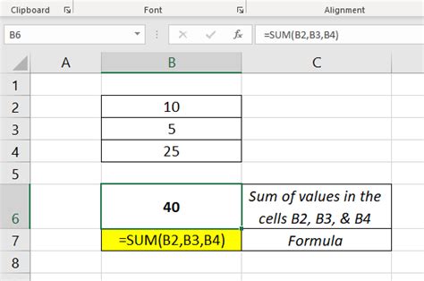 SUM Function XL N CAD