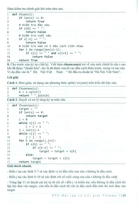 Python ThuẬt ToÁn VÀ CẤu TrÚc DỮ LiỆu BÀi TẬp VÀ LỜi GiẢi Volume 1