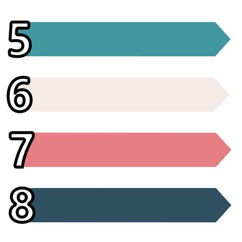 Infographic List Number Sequence 26790609 Png