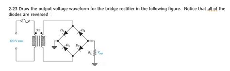 Answered 2 23 Draw The Output Voltage Waveform… Bartleby