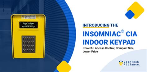 Opentech Adds Low Cost Indoor Keypad To Enhance Insomniac® Cia Access
