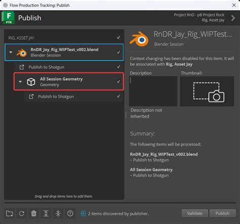 Shotgrid With Tk Blender Pipeline Integrations Community Flow Production Tracking