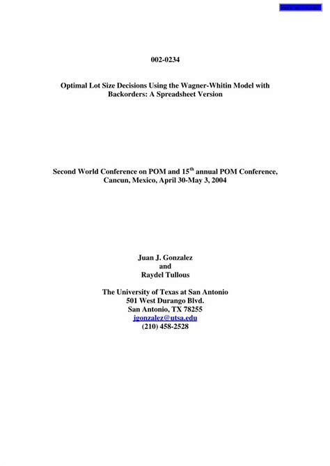 pdf optimal lot sizing dokumen tips